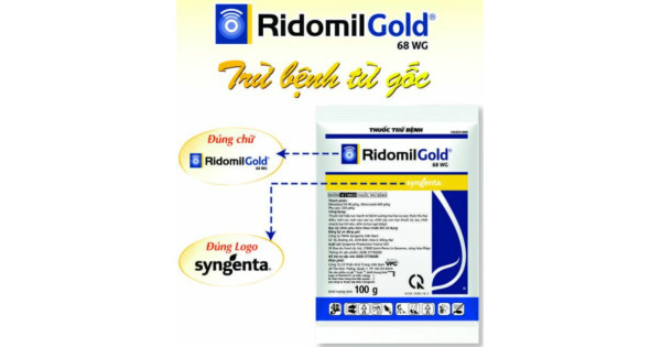 Ridomil Gold 68WG Trị Thối Nhũn Nấm 100g